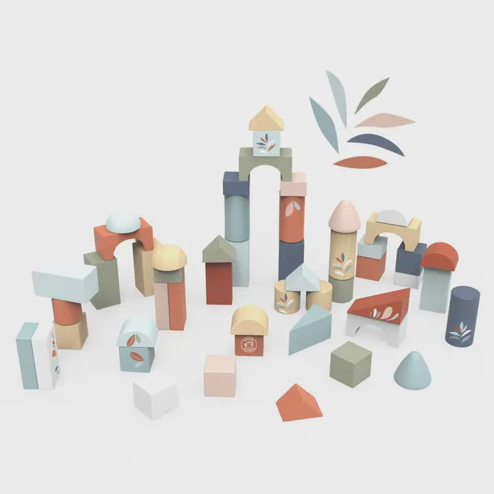 Building Blocks (50 pieces with shape sorter) – Doodlebug